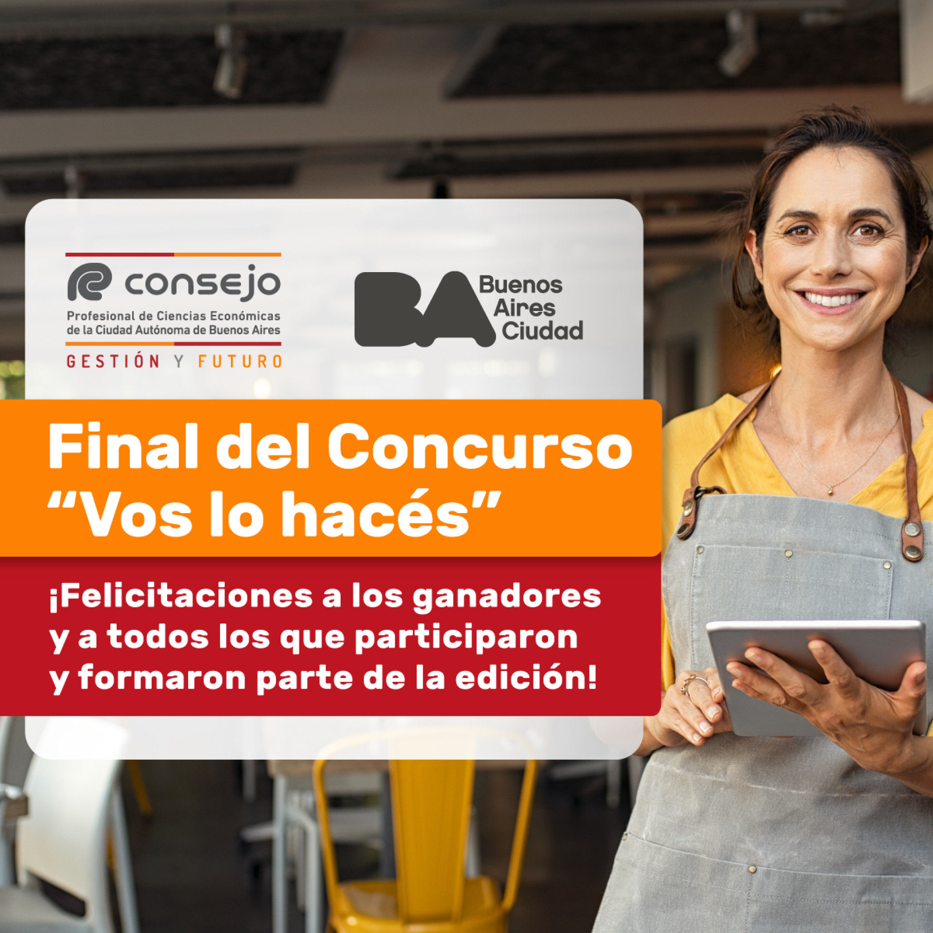 Concurso "Vos lo Hacés": conocé a los ganadores | Consejo